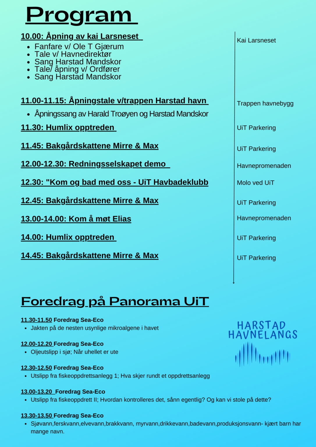 Harstad Havnelangs 2023 - Programmet er klart - Harstad Havn KF